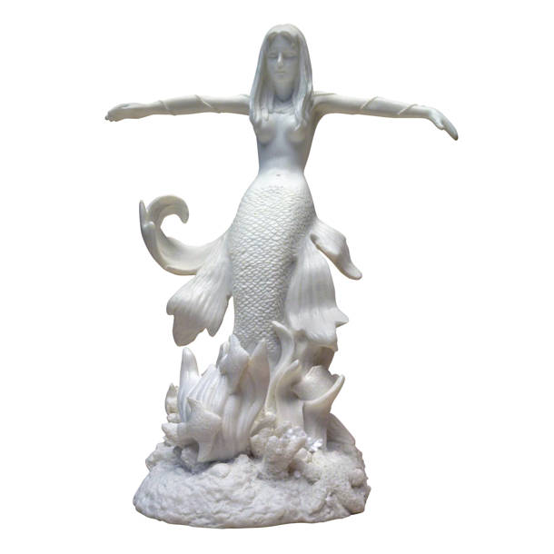 Design Toscano Ocean's Queen Mermaid Figurine & Reviews | Wayfair
