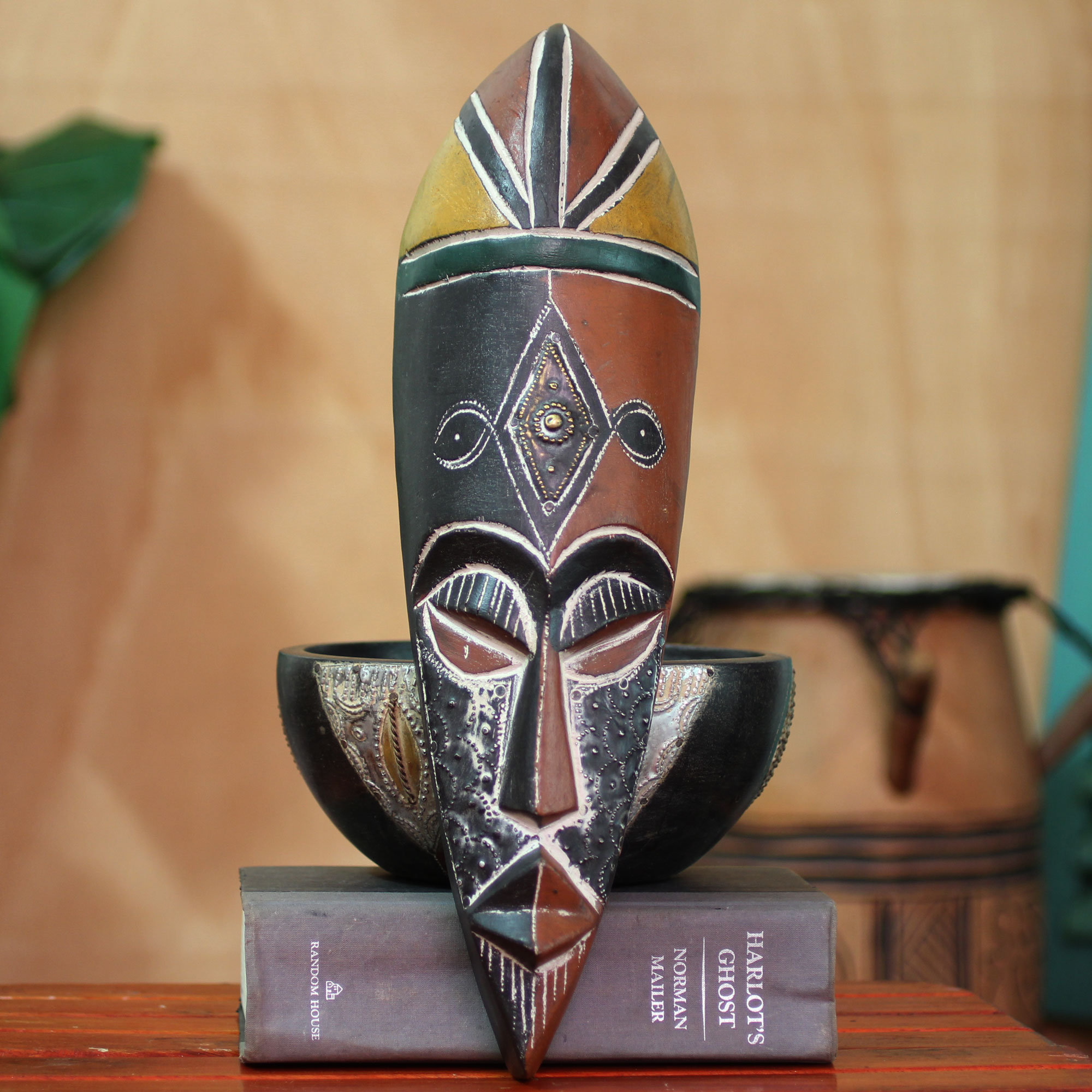 World Menagerie Maigaya Hand Carved Nigerian Mask Wall Décor - Wayfair ...