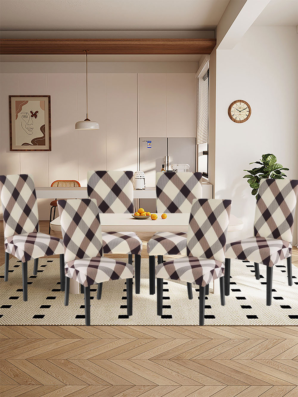 Red Barrel Studio® Stretch Chair Covers,Parsons Chair Slipcover,Set Of ...