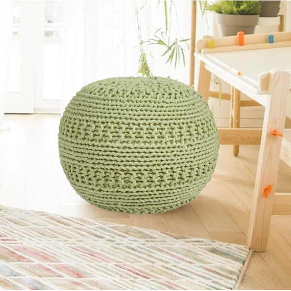 Dakota Fields Telauges Upholstered Pouf & Reviews | Wayfair