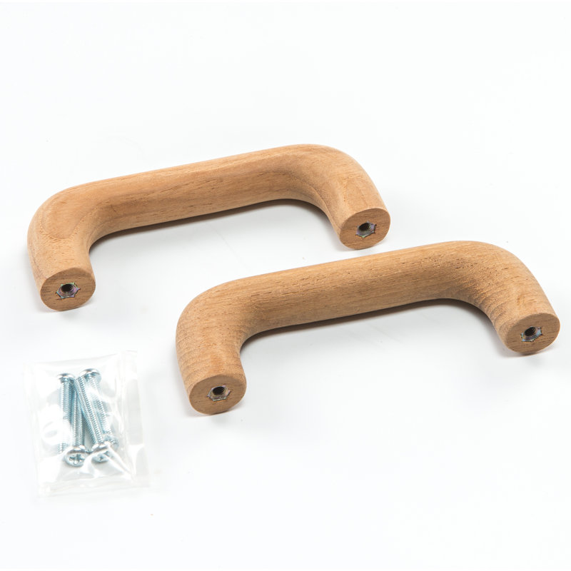 Madison Bay Trading Company 2 Pack Teak Handle Drawer Pull | Wayfair