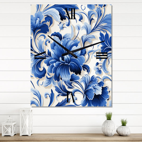 East Urban Home Majestic Scrolls Victorian Pattern III - Floral Wall ...
