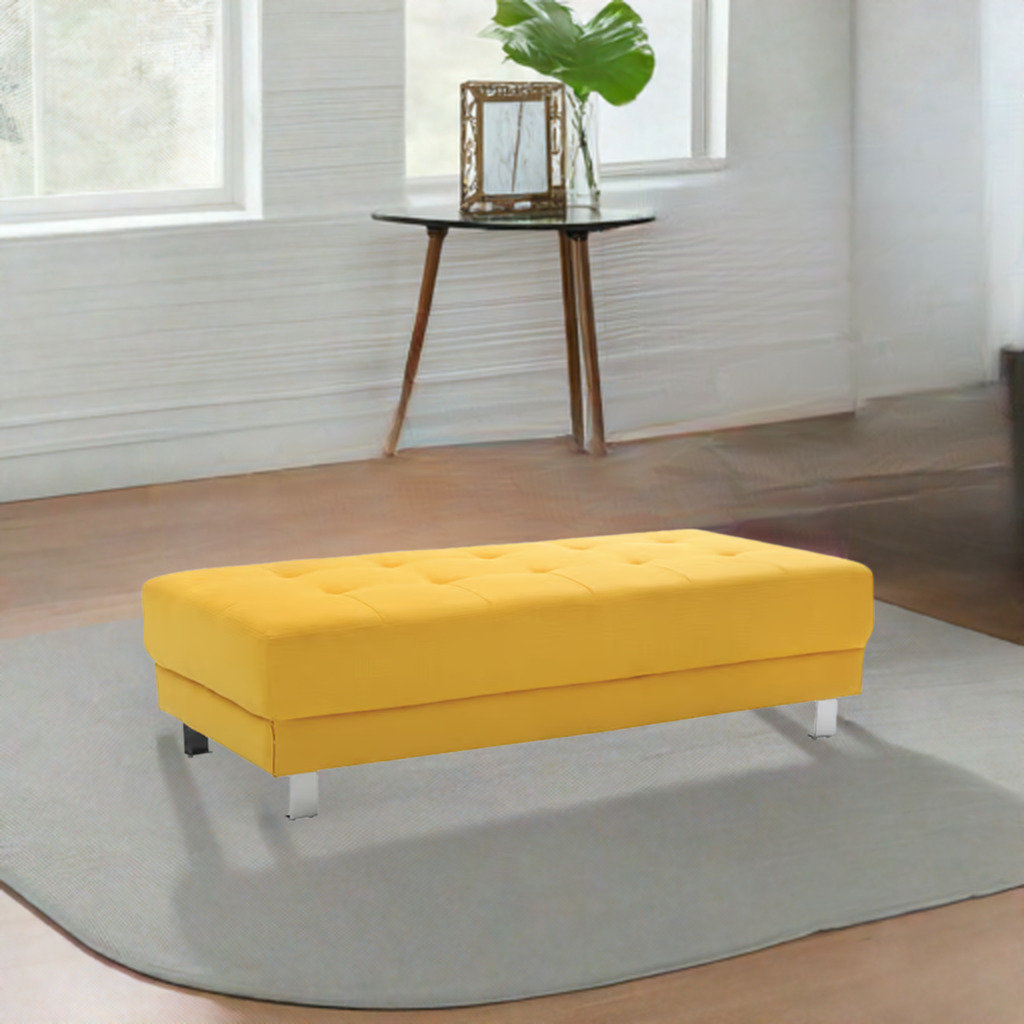 Ivy Bronx Tabius Fabric Ottoman | Wayfair