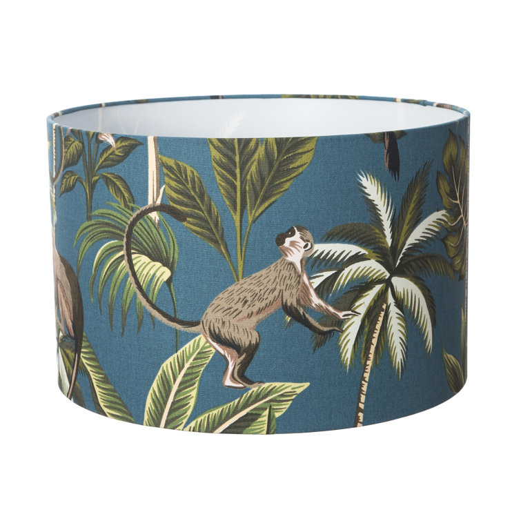Bay Isle Home 23cm H Cotton Drum Lamp Shade ( Screw On ) in Teal ...