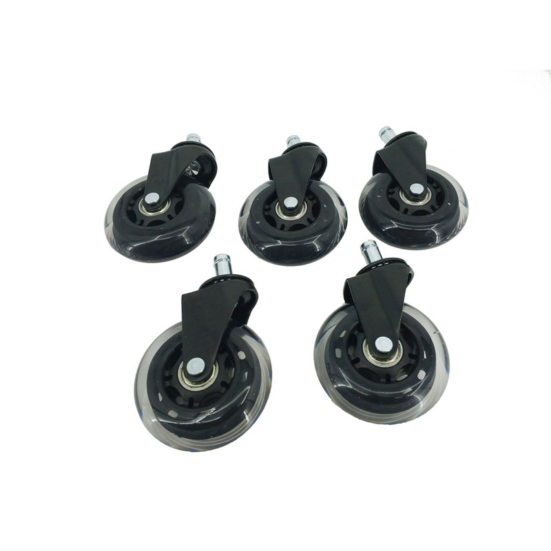 FixtureDisplays Office Chair 3 Inch Castors Wheels Replacement Rubber ...