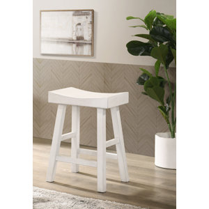 Darby Home Co Melvyn Solid Wood Bar & Counter Stool & Reviews | Wayfair