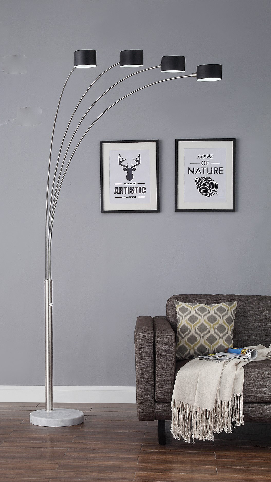 Orren Ellis 82.5" Arc Floor Lamp - Wayfair Canada