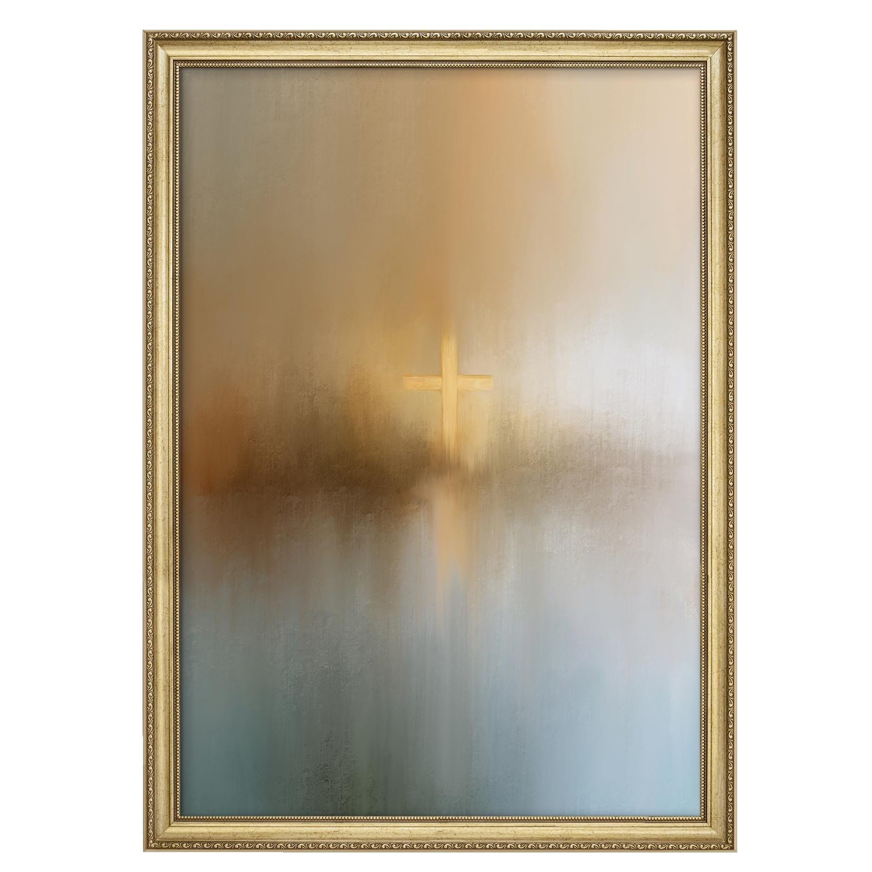 wall26 Ethereal Cross in Abstract Spiritual Illustrations Impressionism ...