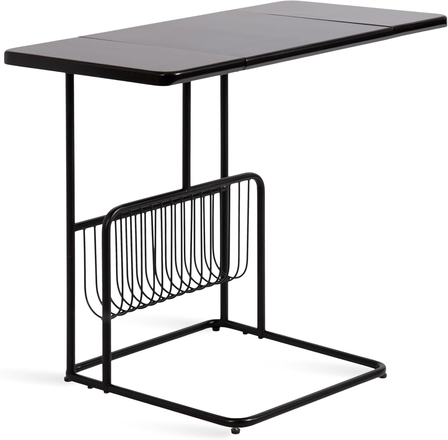 17 Stories 31 X 17 X 26, Black, Transitional Slim Expanding Top Living ...