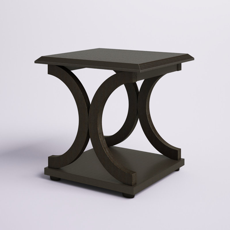 Lark Manor™ Galesville C-shaped Base End Table & Reviews | Wayfair