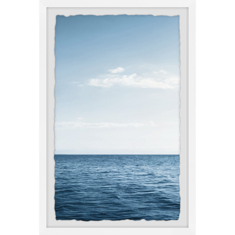 Highland Dunes 'Unending Sea View' - Picture Frame Photograph Print on ...