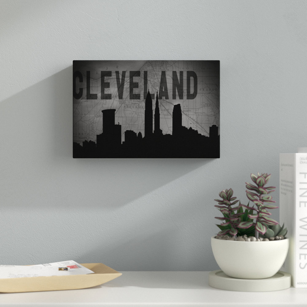 Ebern Designs 'Cleveland' Graphic Art on Wrapped Canvas & Reviews ...