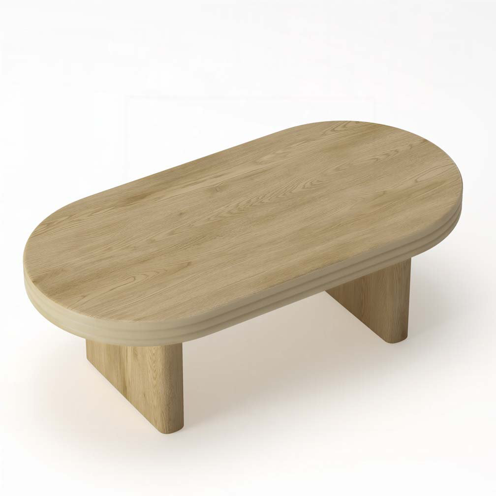Corrigan Studio® Oval Fluted Coffee Table | Wayfair