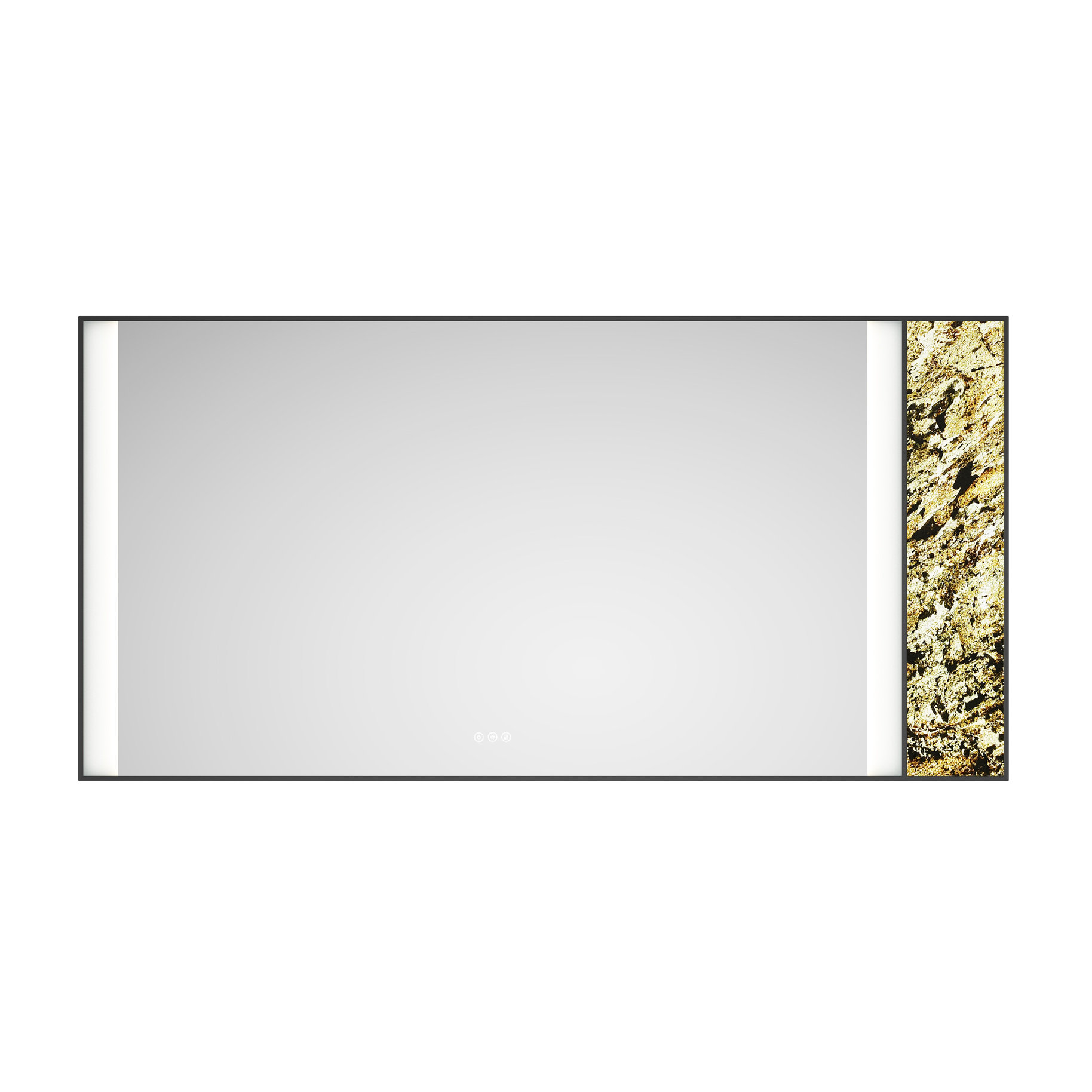 Hokku Designs 72x36inch Led Vanity Mirror For Bathroom, Wall Mount Fog, Large Adjustable Memory ...