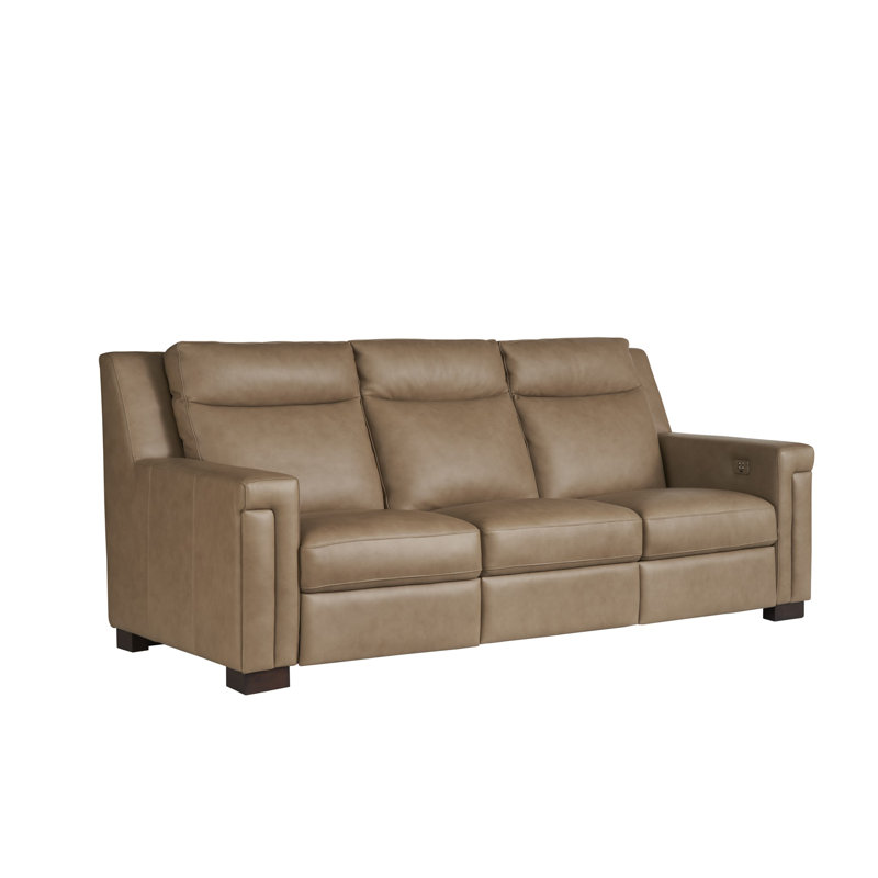 Universal Furniture Mixon 93'' Genuine Leather Reclining Sofa | Wayfair
