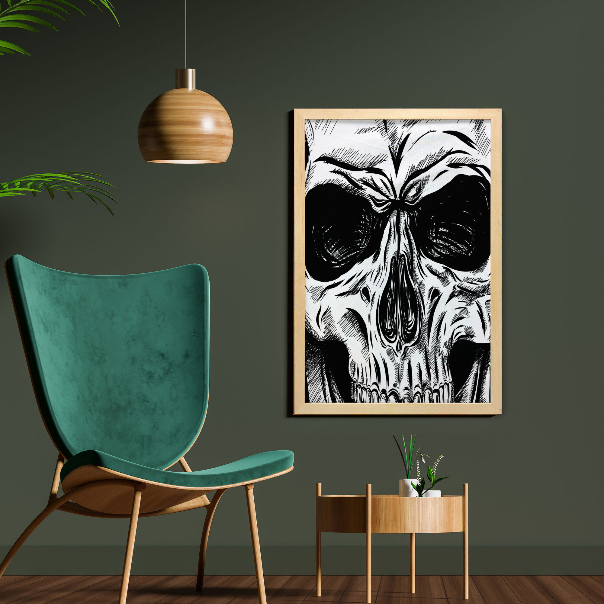 Evil Skeleton Art