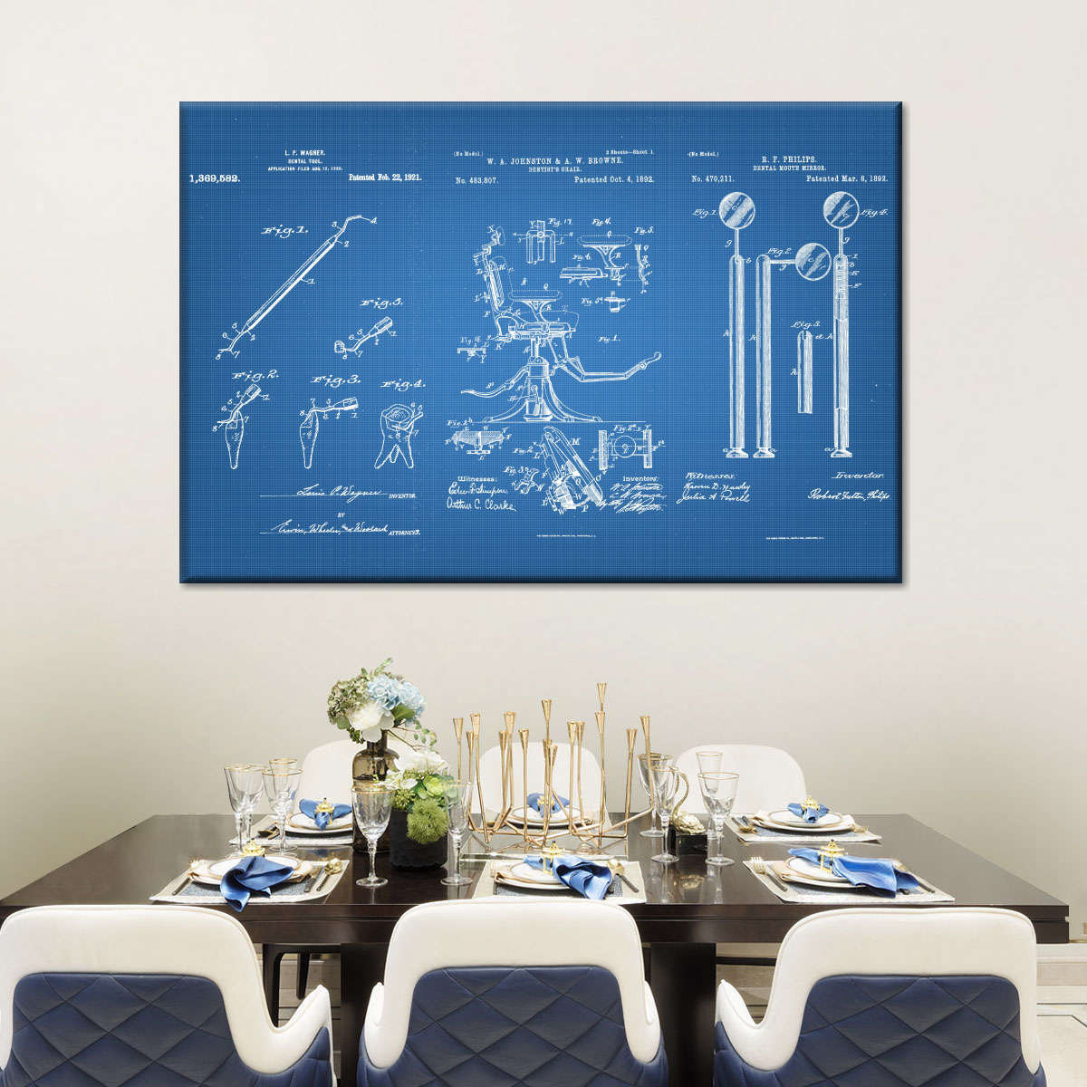 Williston Forge Medical And Dental Blueprints Dental Clinic Tools ...