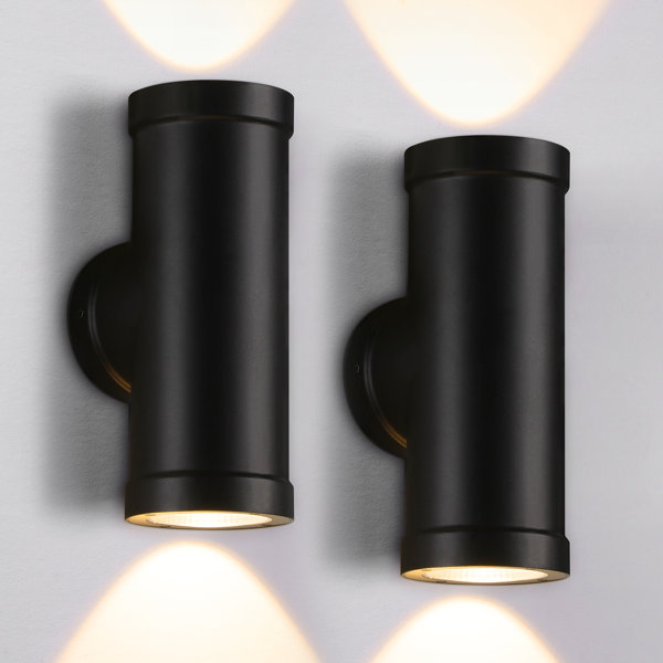 Latitude Run® 12'' H LED Up Down Wall Light Outdoor, 120-277V ...