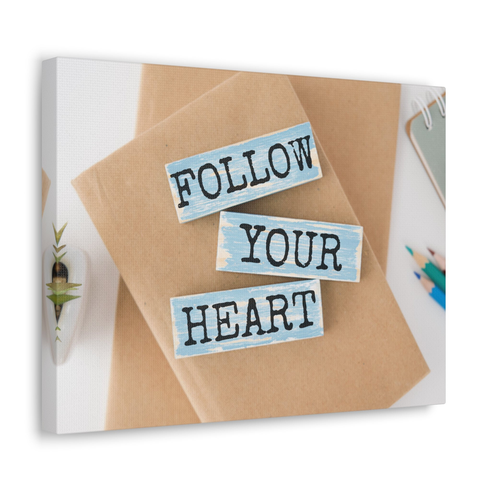 Trinx Inspirational Wall Art Follow Your Heart Wall Art Motivational ...