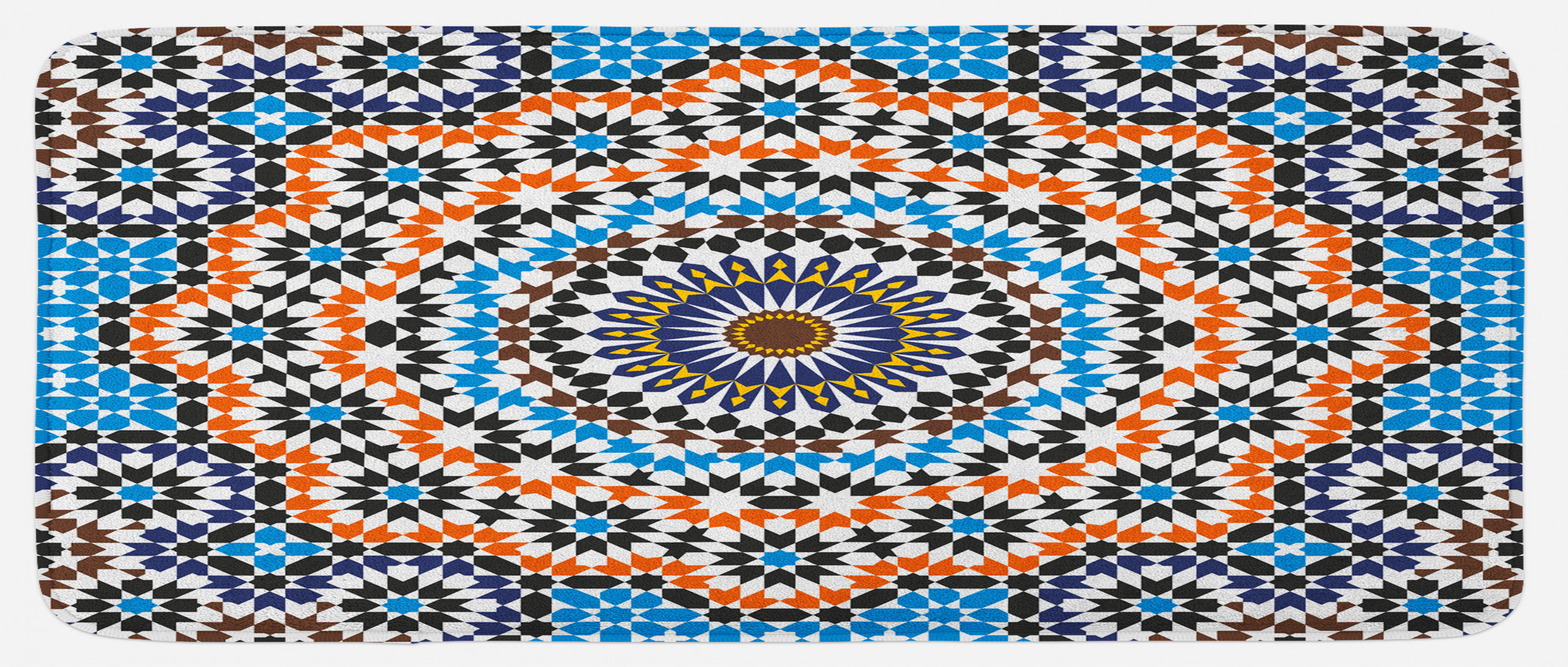 East Urban Home Moroccan Ceramic Tile Inspired Floral Old Fashioned ...