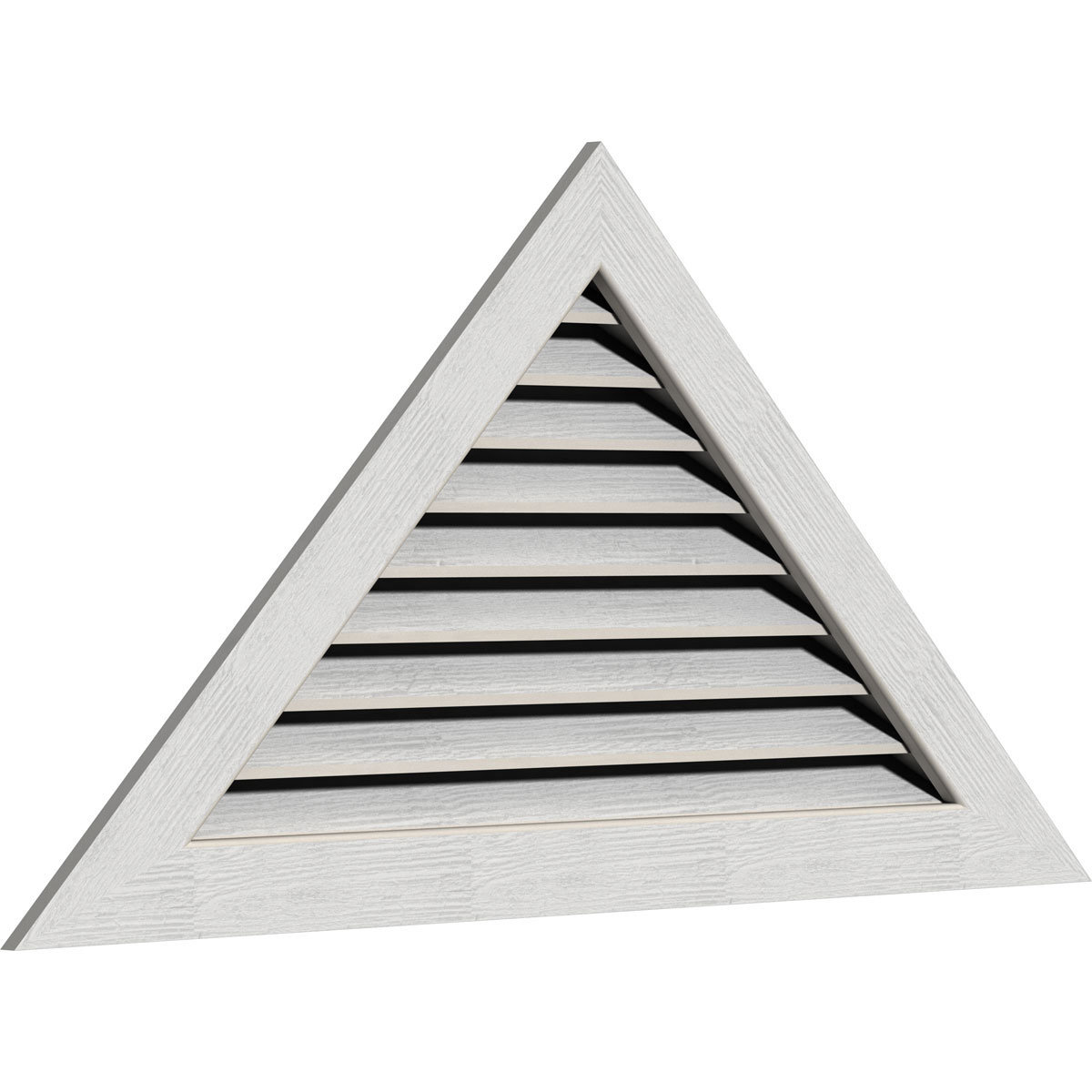 Ekena Millwork 8/12 Pitch Wood Triangle Recessed Mount Gable Vent | Wayfair