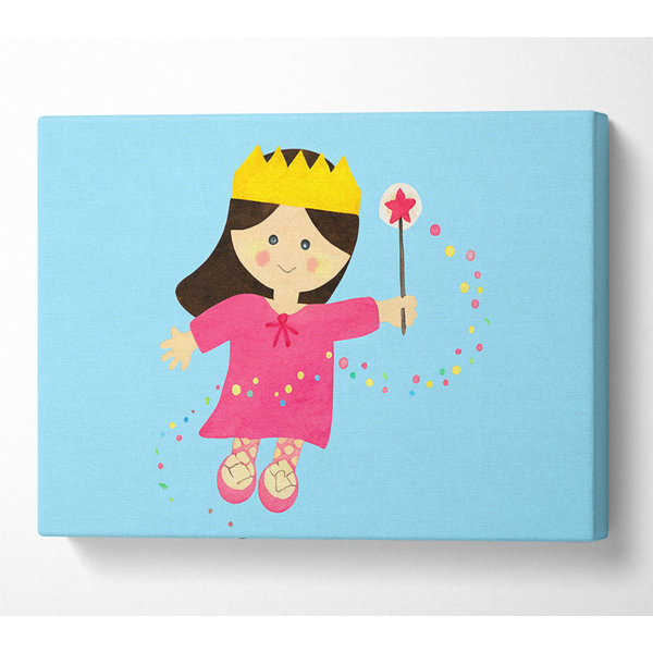 Harriet Bee Magical Princess Baby Blue - Wrapped Canvas Print | Wayfair ...