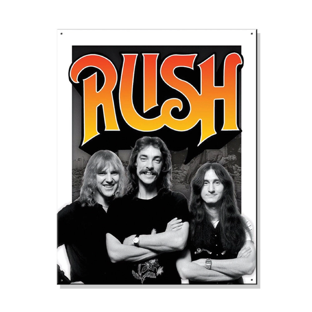 Desperate Enterprises Rush - Band 70S Metal Sign | Wayfair