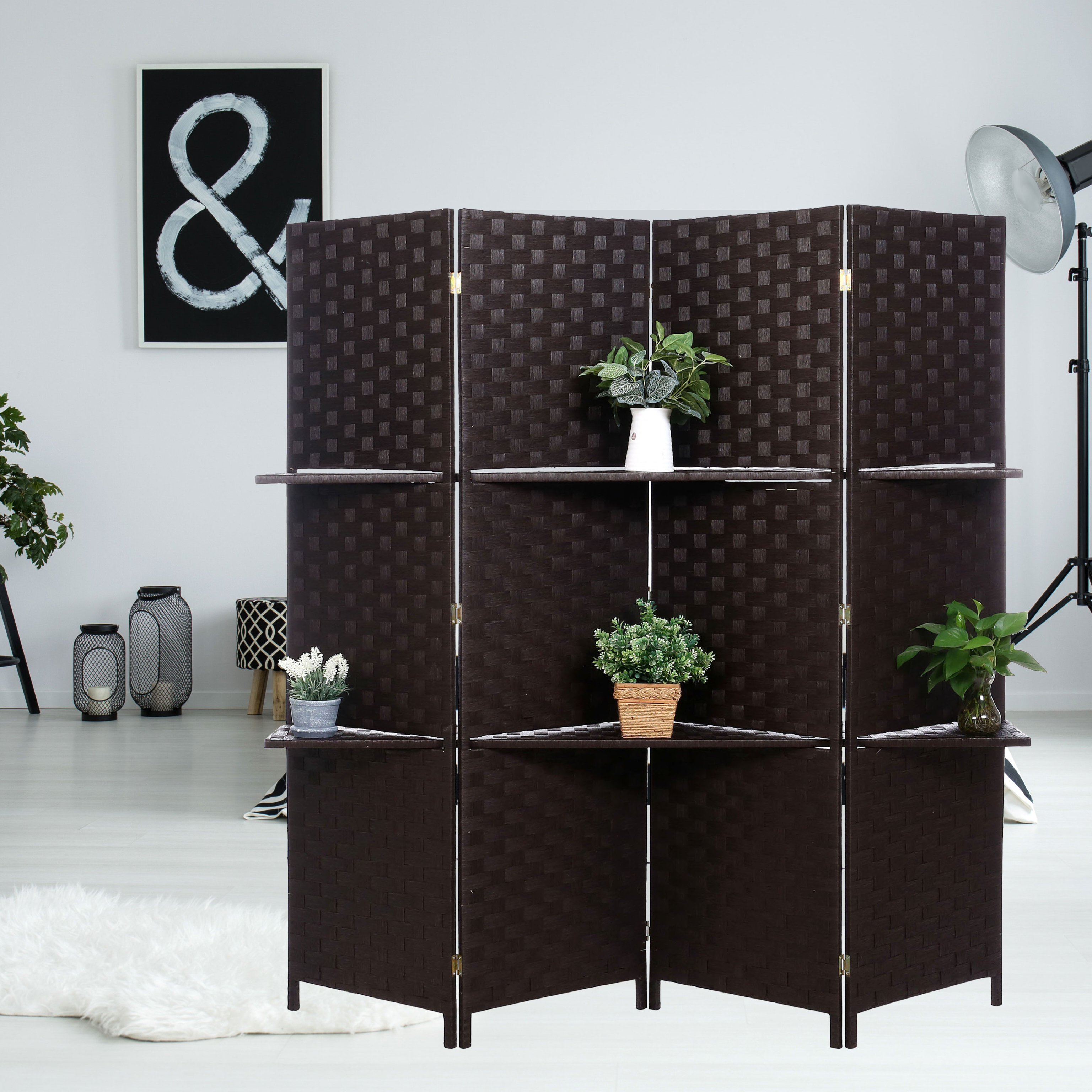 Ebern Designs Paravent en bambou Laderion - Wayfair Canada