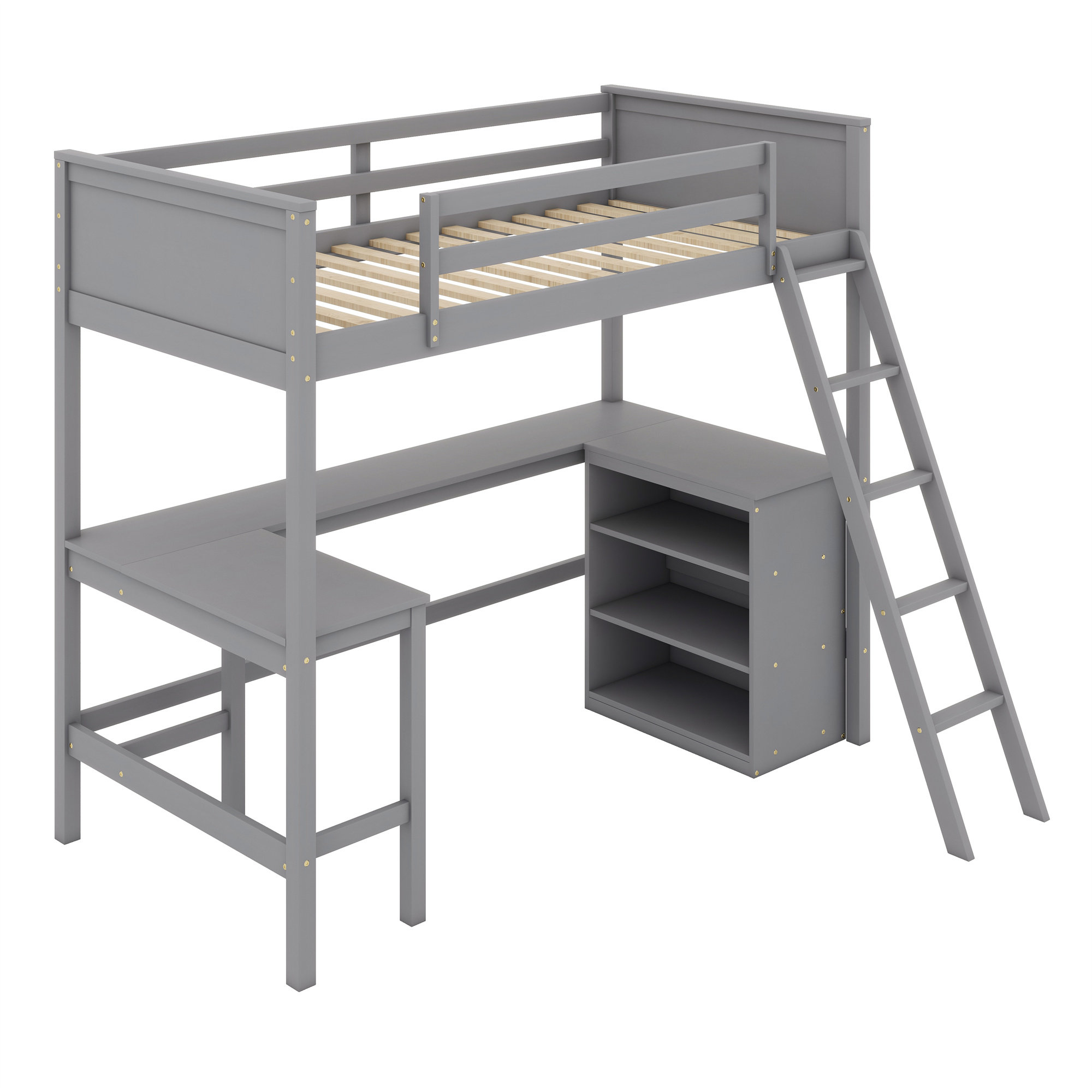 Harriet Bee Jatavious Kids Twin Loft Bed - Wayfair Canada