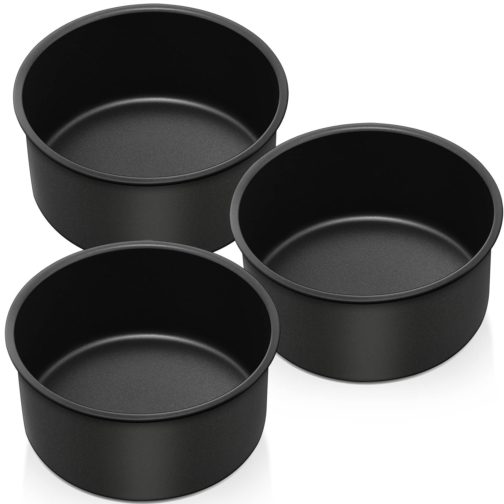HUDSON & ASHTON LLC Non-Stick Round Baking Layer Cake Pan, One-Piece ...