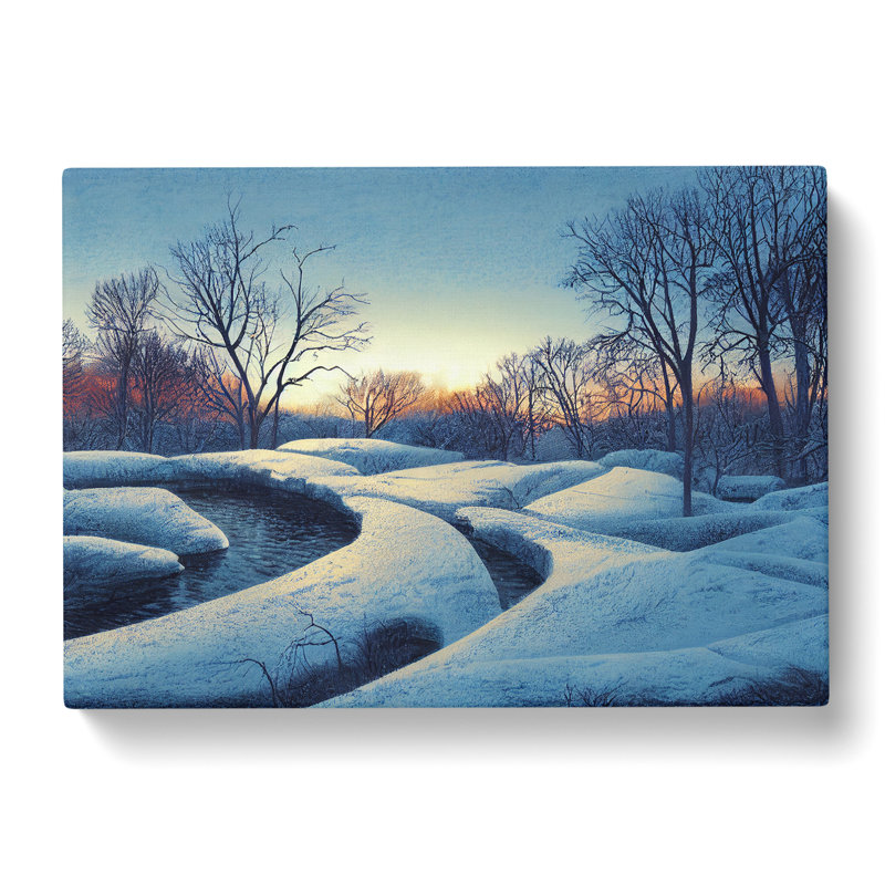 Marlow Home Co. A Fanciful Winter Forest - Wrapped Canvas | Wayfair.co.uk