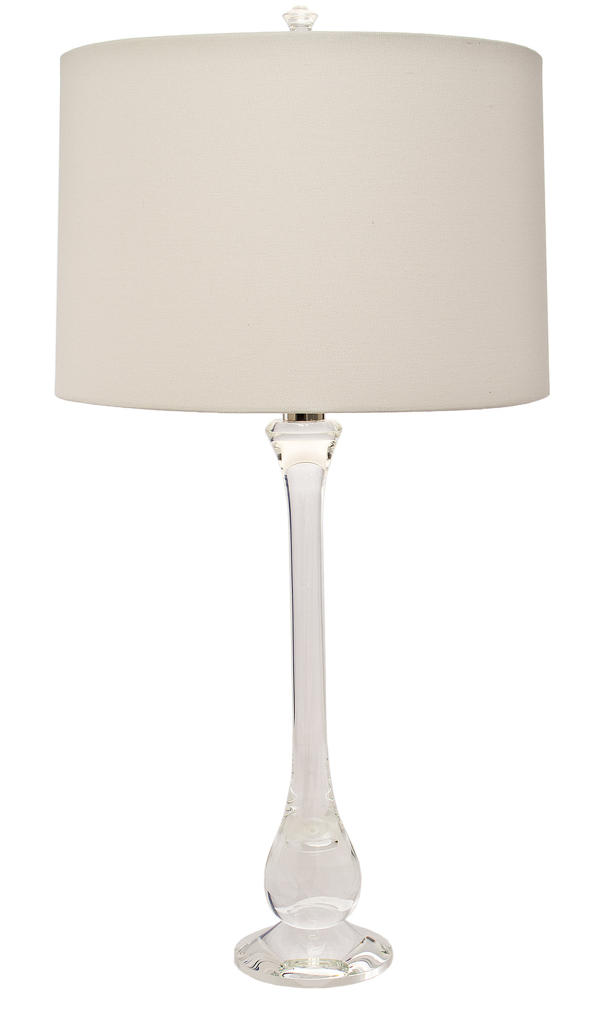 The Natural Light Ponte Clear 34 Table Lamp Wayfair Canada
