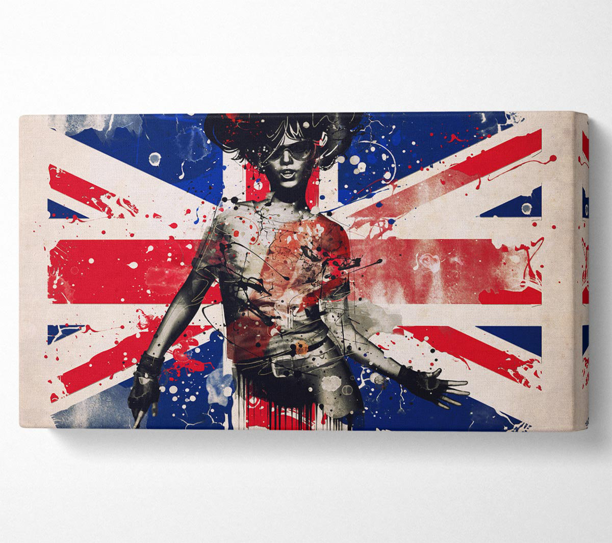 Rosalind Wheeler Union Jack Woman - Wrapped Canvas Panoramic Art Prints ...