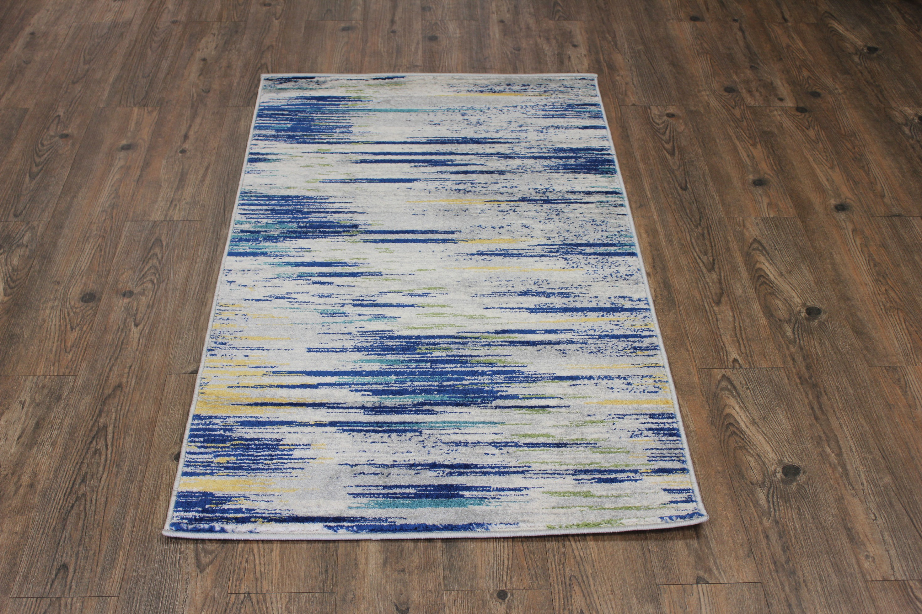 Ebern Designs Toombs Turquoise/Silver Indoor/Outdoor Area Rug | Wayfair