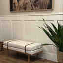 Wade Logan® Azayvion Upholstered Bench with Wood Base & Reviews | Wayfair