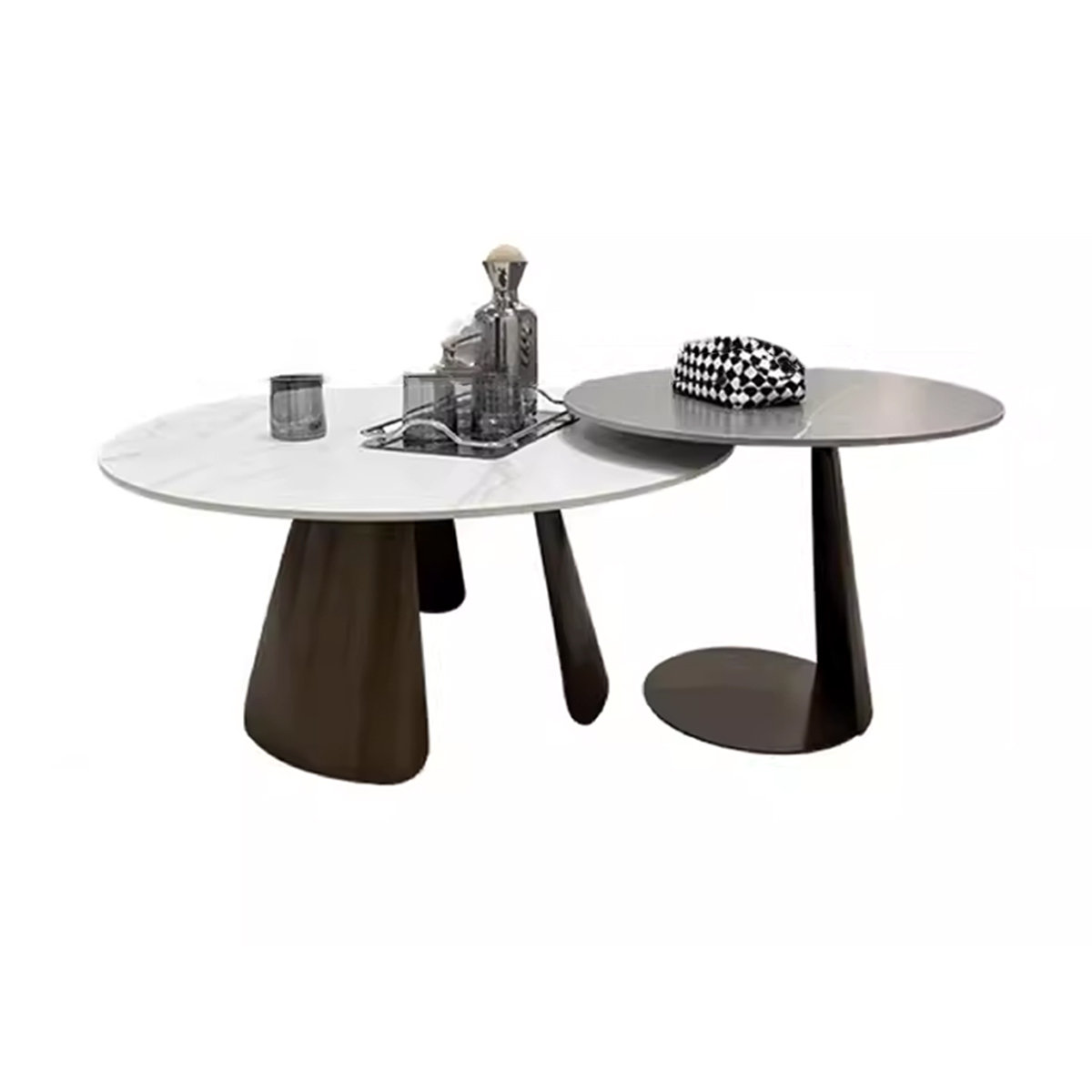 AutoJoy Club Three Leg 2 Nesting Tables Set - Wayfair Canada