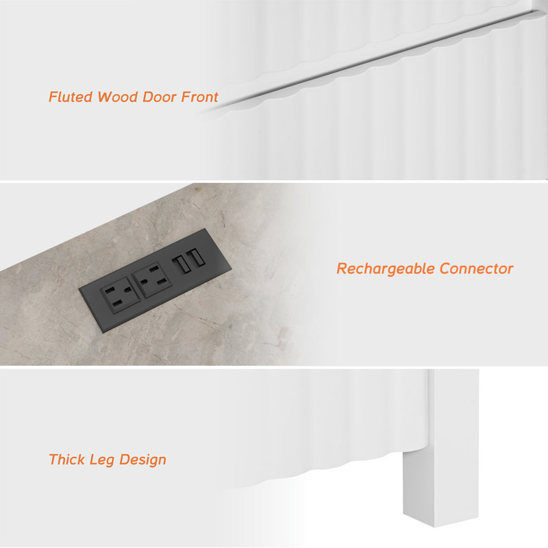 Latitude Run® Brenai 2 - Drawer End Table Set with Storage | Wayfair