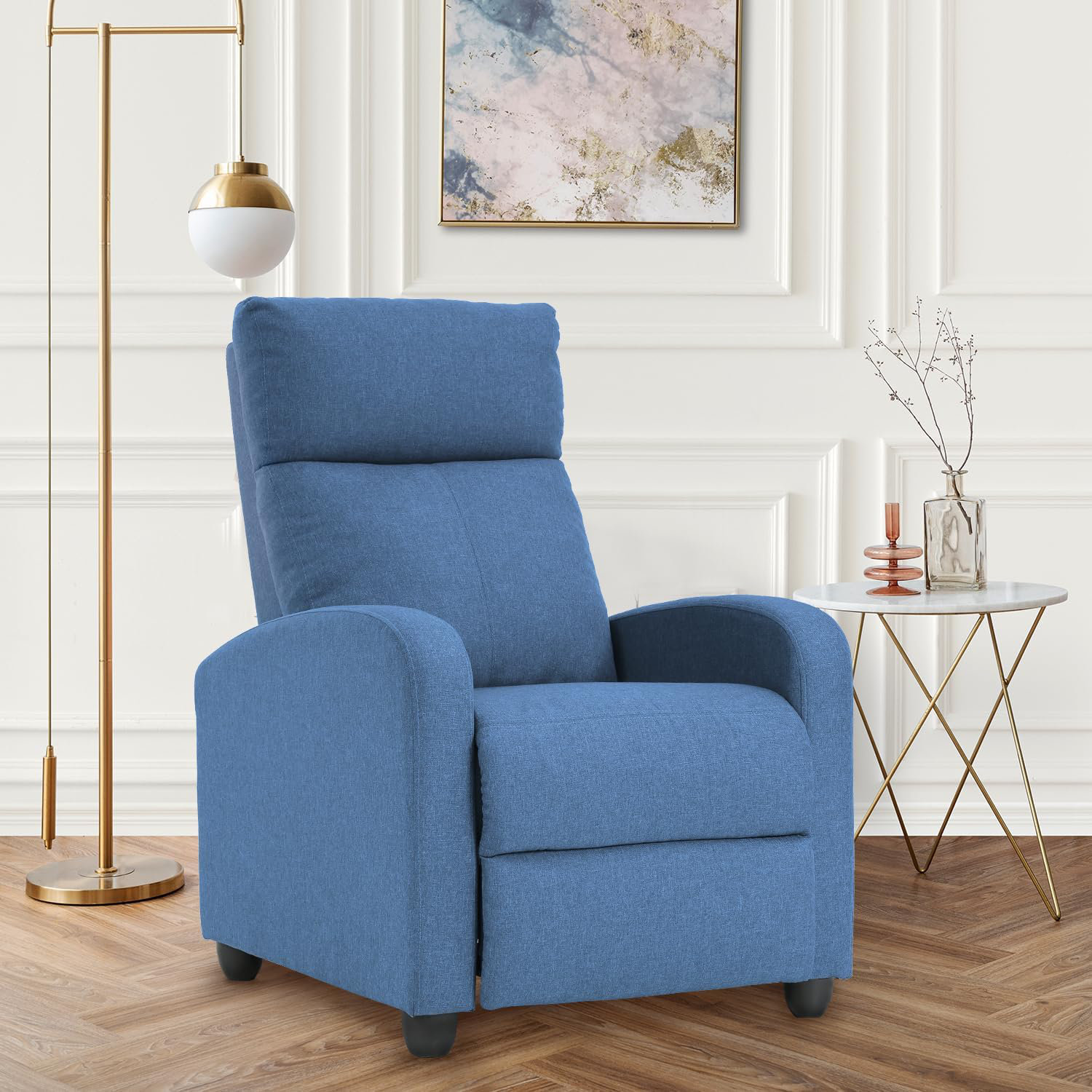 Latitude Run® Massage Recliner Chair With Lumbar Support - 8 Massage ...