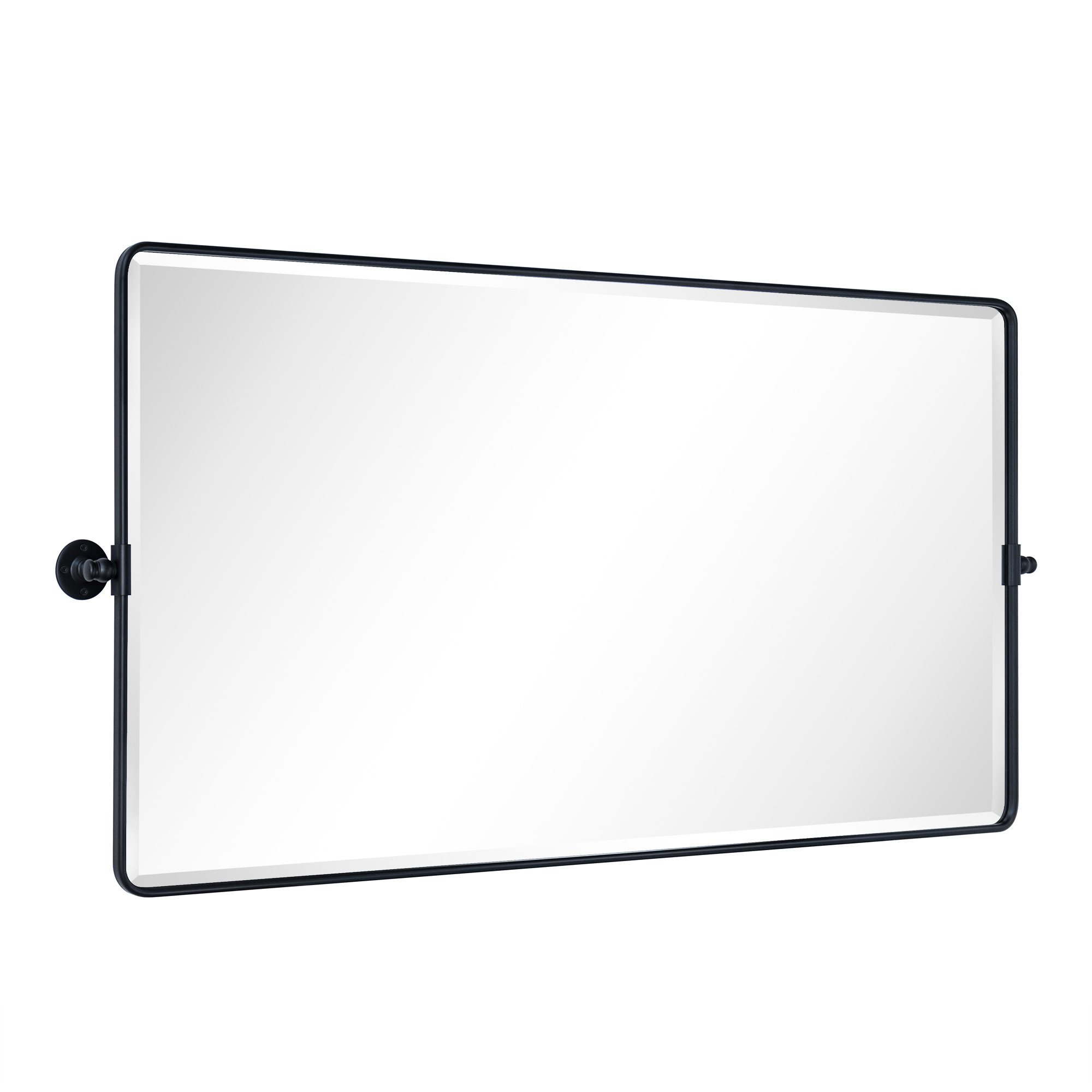 Mercer41 Lutalo Horizontal Beveled Bathroom / Vanity Mirror & Reviews ...