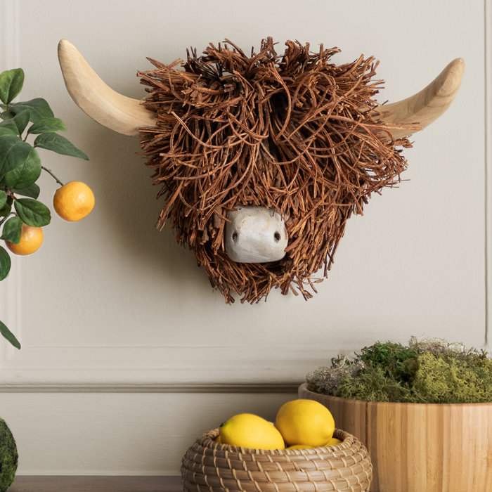 Voyage Maison Highland Cow Animals Bust & Reviews | Wayfair.co.uk