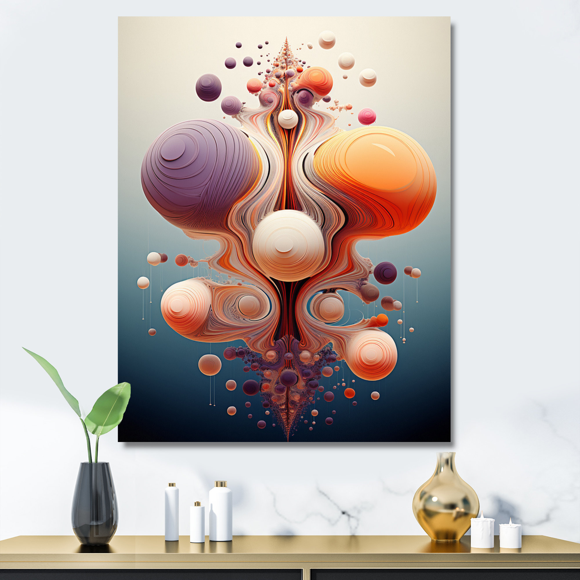 Wrought Studio™ Metamorphosis Abstract Geometric Multiverse I ...