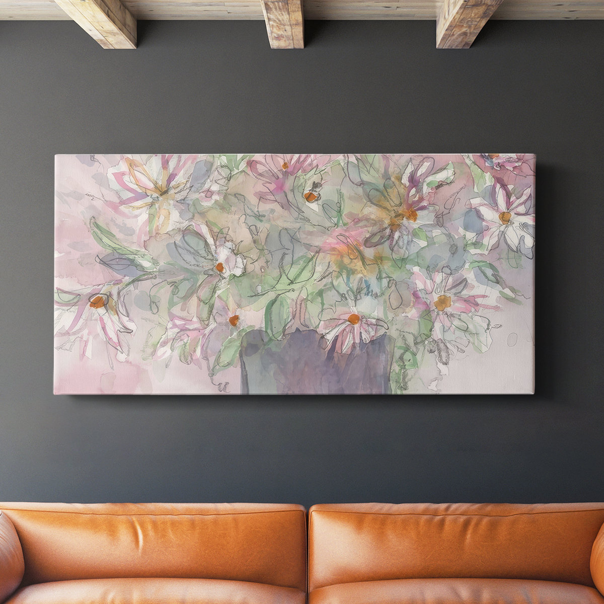 Ophelia & Co. Flowering Bloom Moments I- Gallery Wrapped Canvas -Ready ...