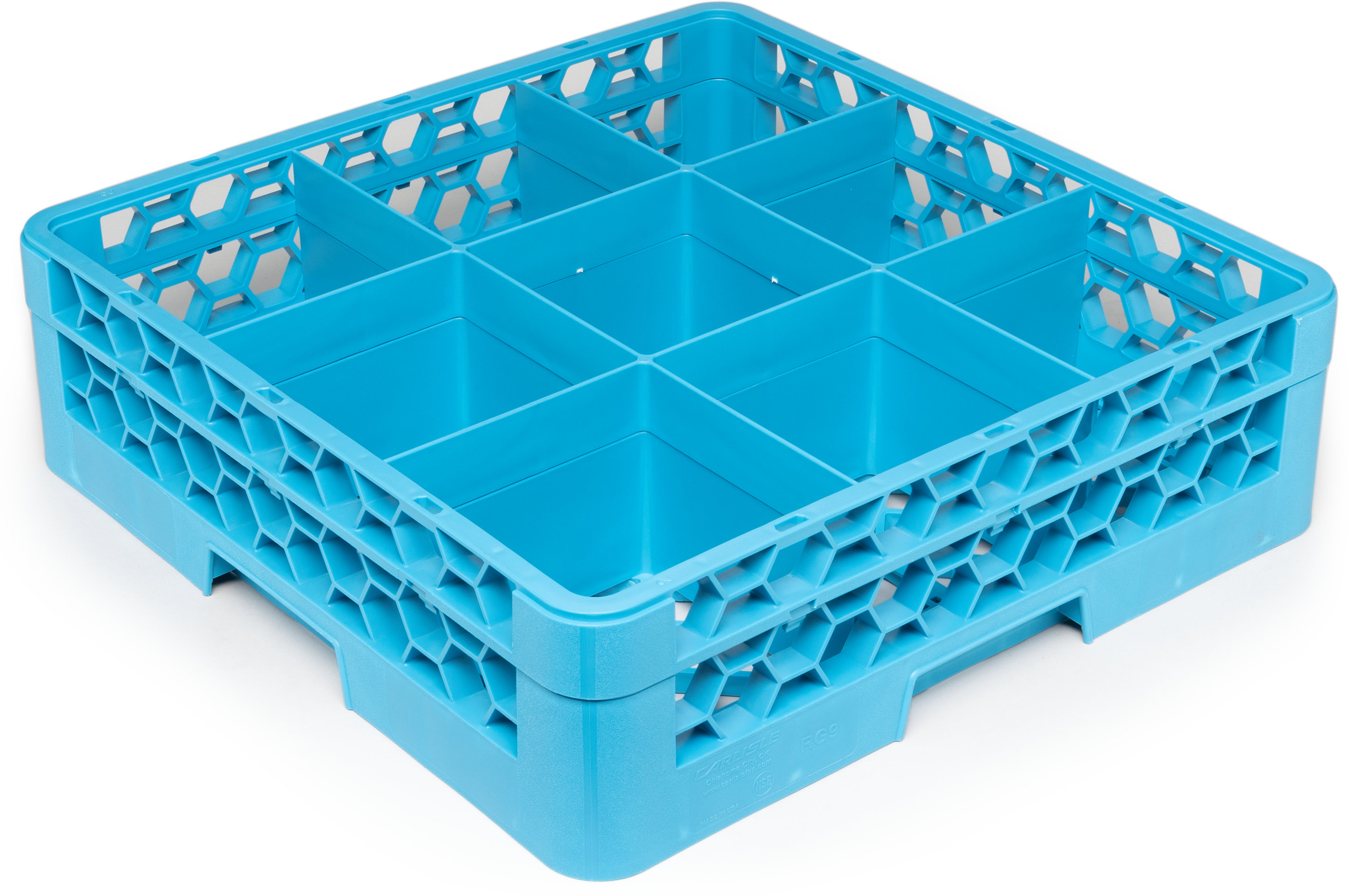 Carlisle Food Service Products OptiClean™ 9 Compartment Glass Rack with ...