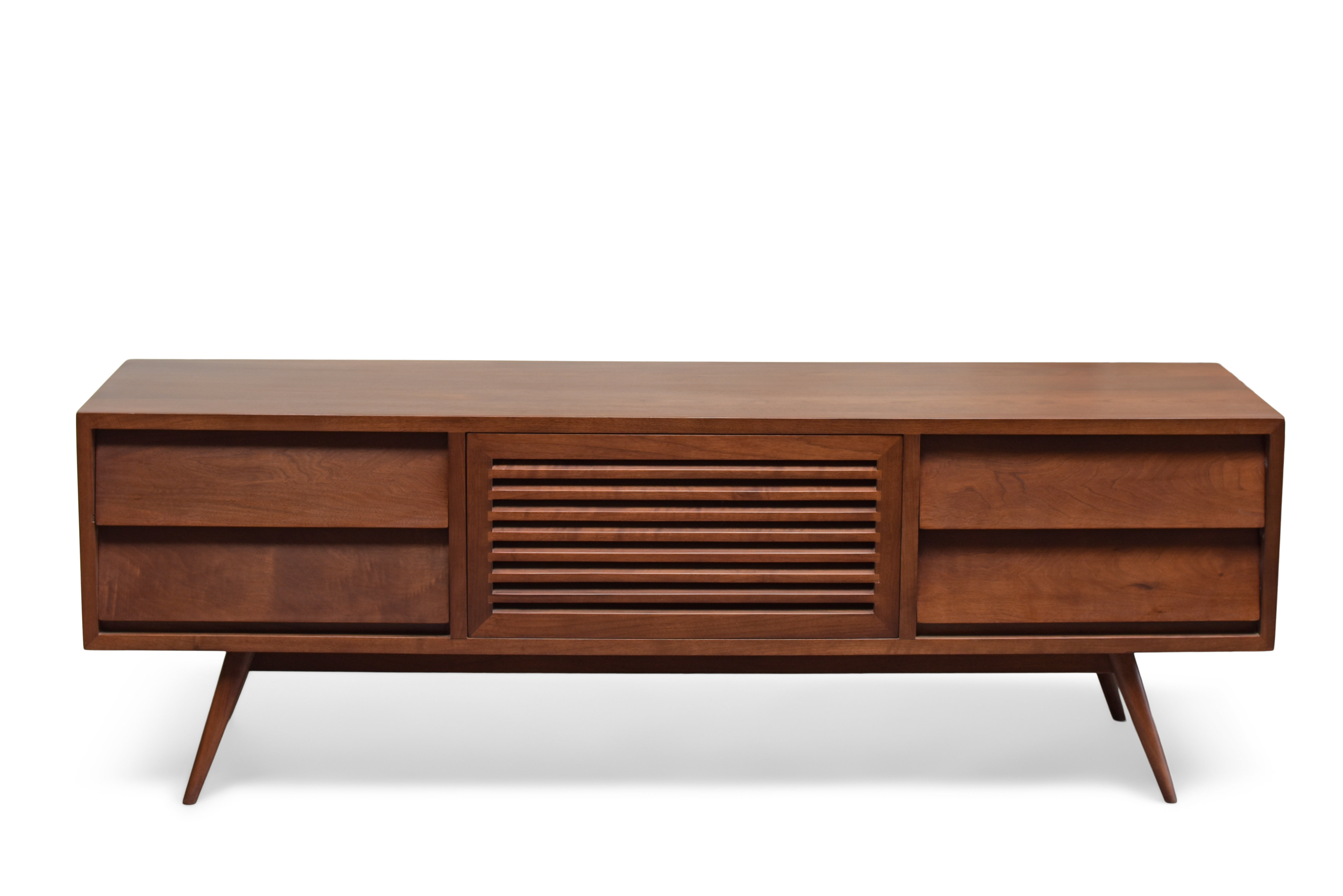 AllModern Virgo Solid Wood TV Stand for TVs up to 78" & Reviews | Wayfair