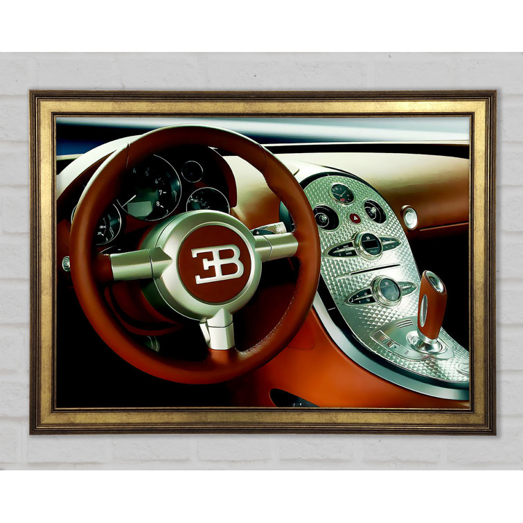 Ebern Designs Bugatti Veyron Interior - Single Picture Frame Art Prints ...