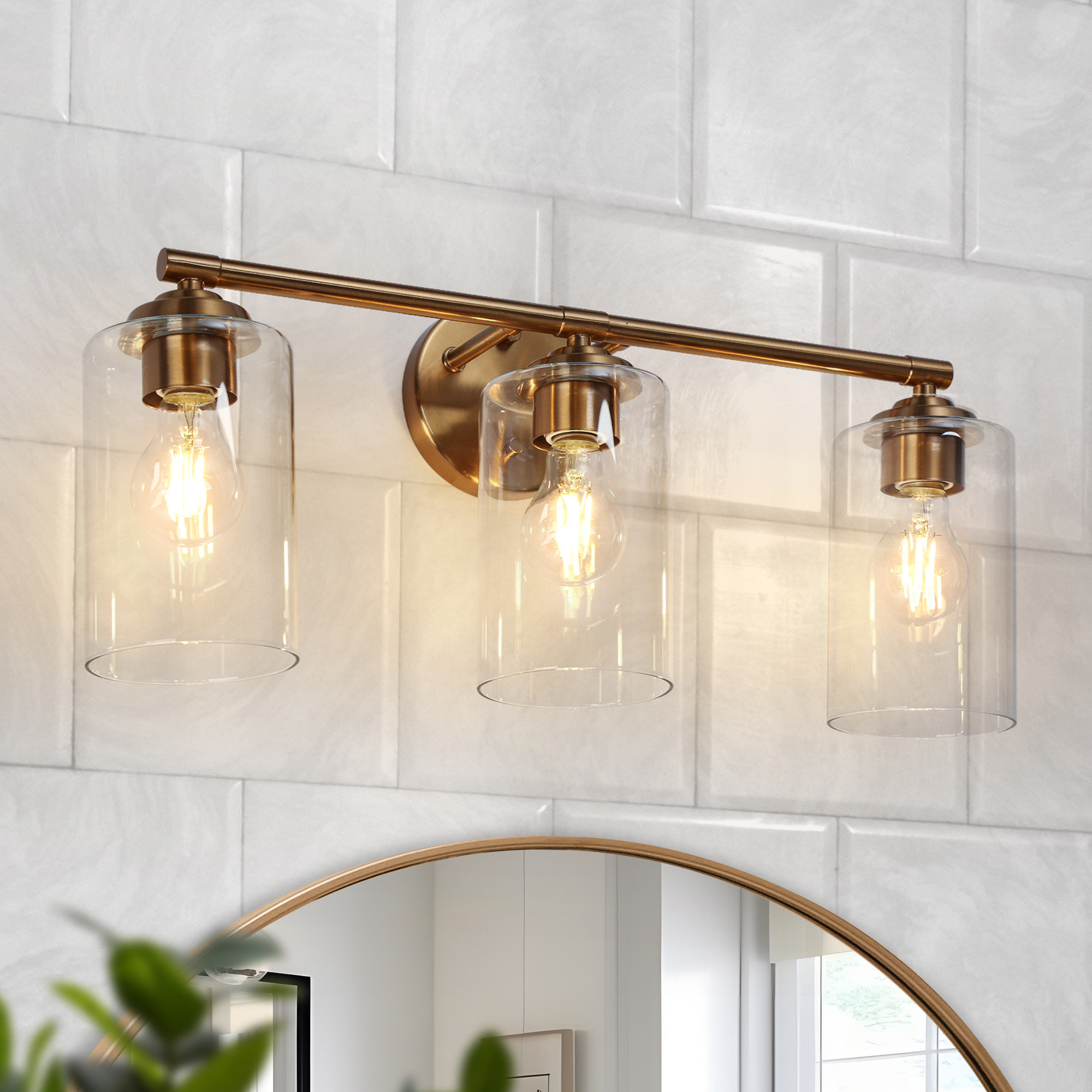 Mercer41 Sia 3 - Light Vanity Light - Wayfair Canada