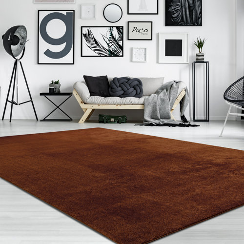 Everly Quinn Prebe Performance Copper Rug & Reviews | Wayfair