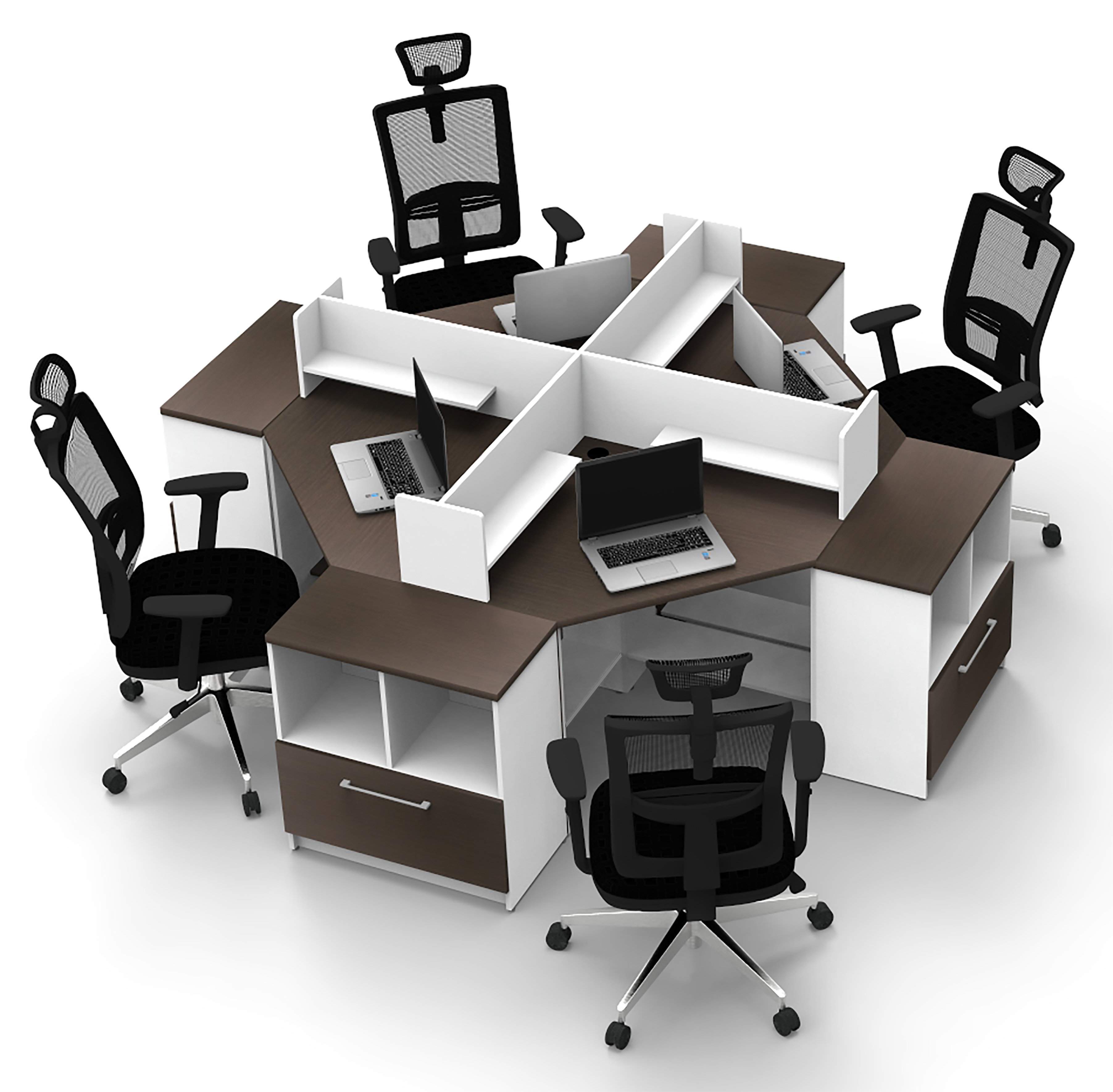 Inbox Zero Benching Desks Teamwork Corner Desk Collaboration Furniture ...