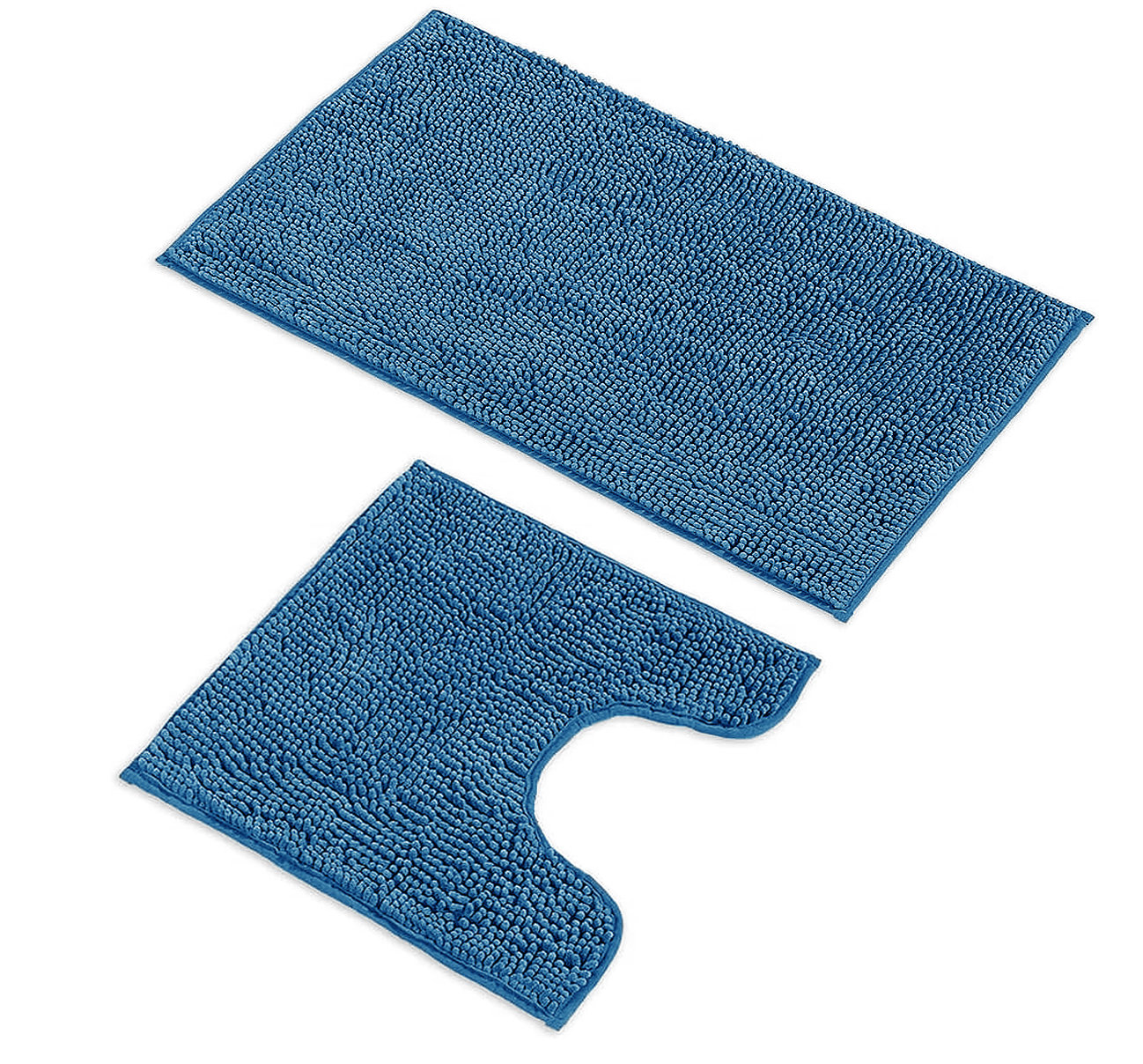 Latitude Run® 2 Piece Set Mustard Soft Cozy Plush Chenille Bath Mat ...