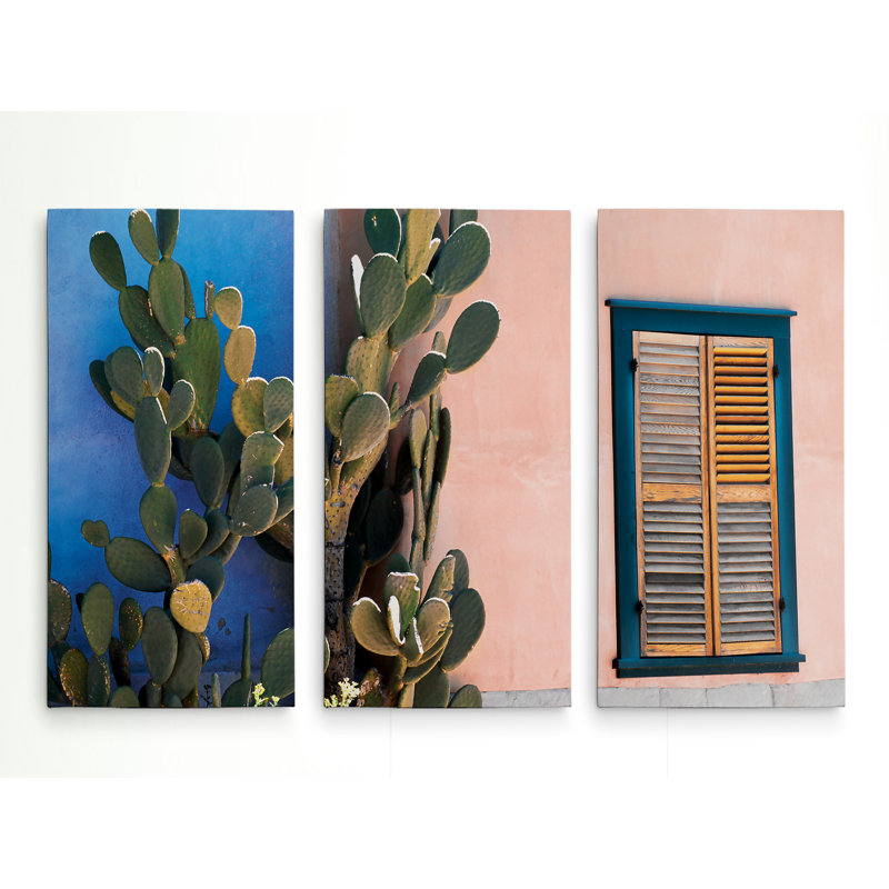 Dakota FieldsA Premium 'Cactus Profile' Photograph Multi-Piece Image on ...